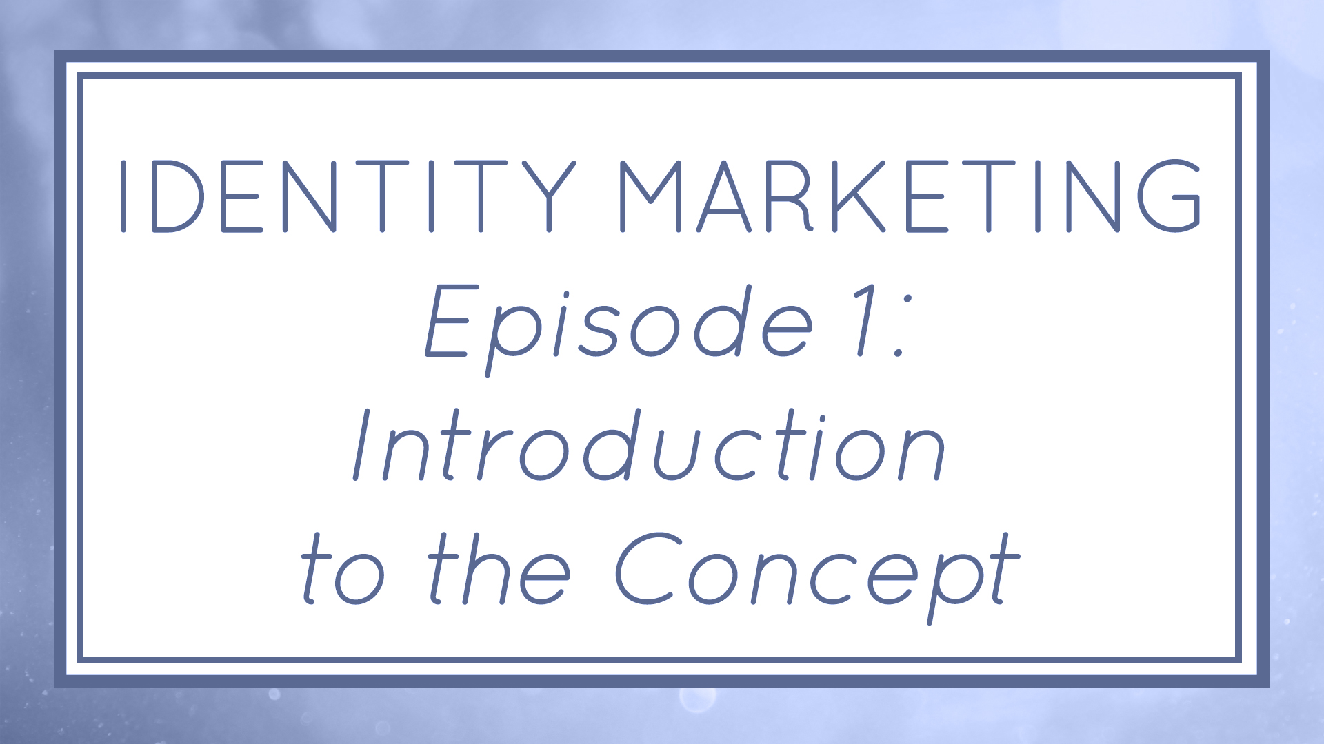Identity Marketing Intensive Week 1 (Workshop) - Roseanna White Designs
